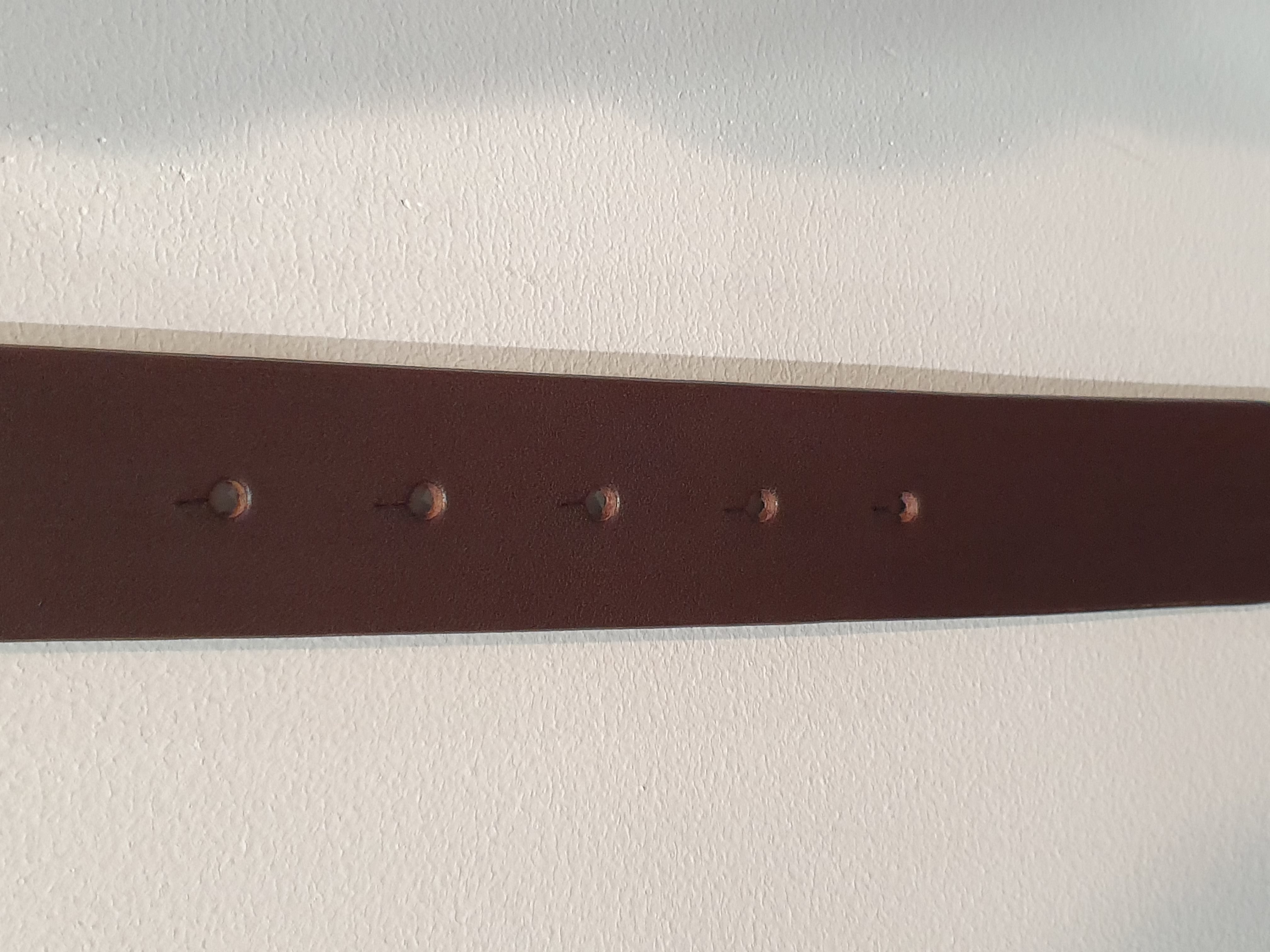 Fixed Pin Belt Brown - Leather Direct