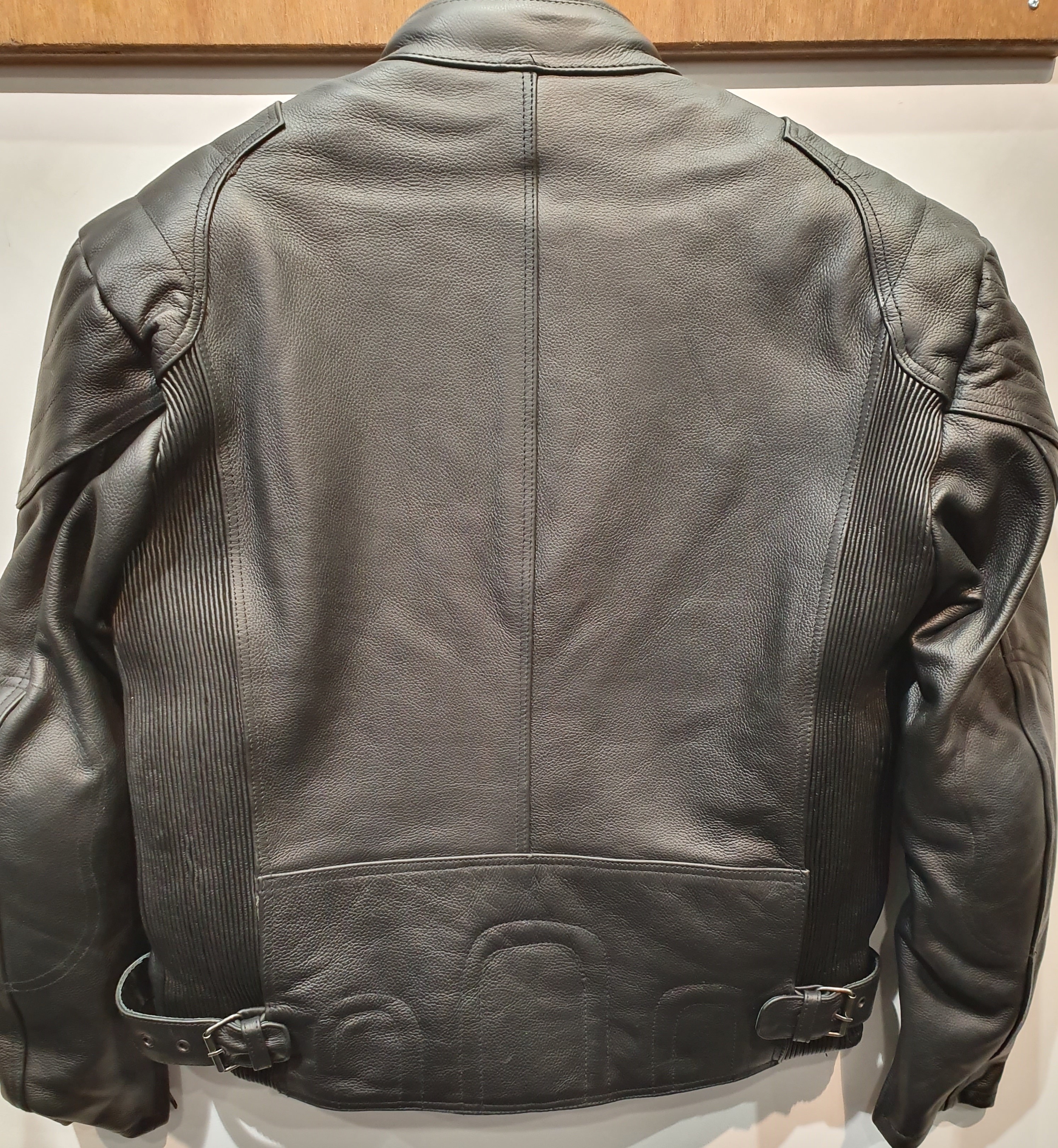 NAS STJ M/C LEATHER JACKET WITH ARMOUR - Leather Direct