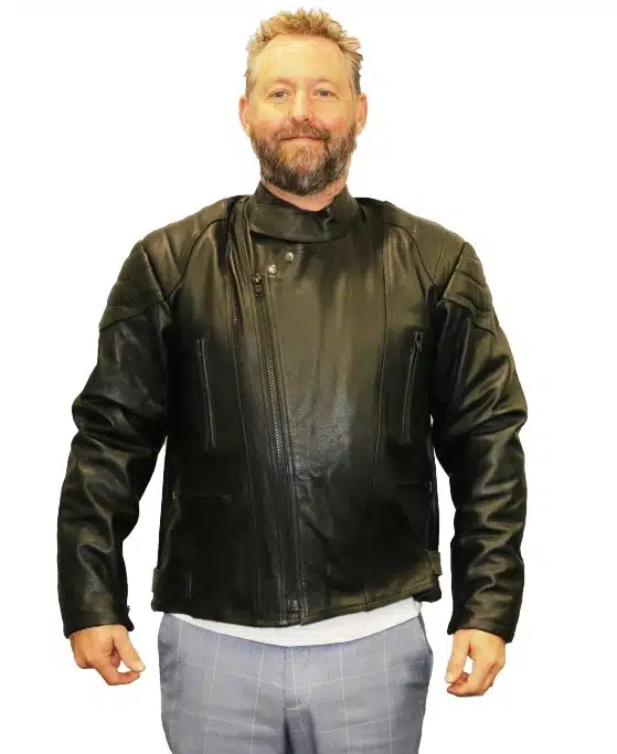 Motorcycle Leather Jackets - Stretch Leather Jacket for Bikers