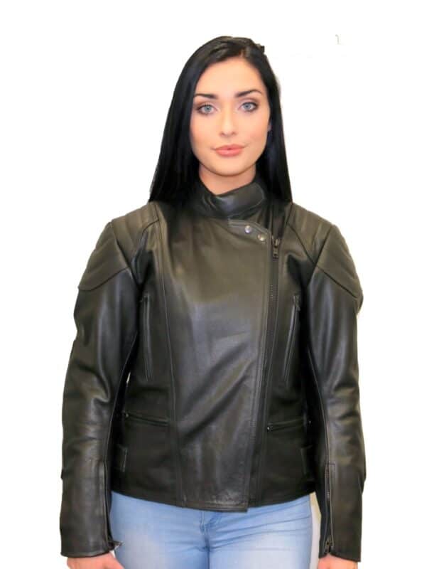 Womens Stretch Motorcycle Leather Jacket - Motorcycle Leather Jackets