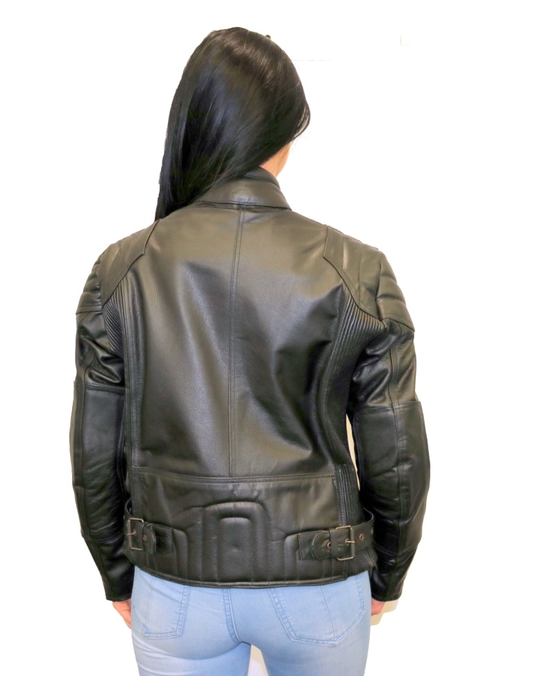 Womens Stretch Motorcycle Leather Jacket - Motorcycle Leather Jackets