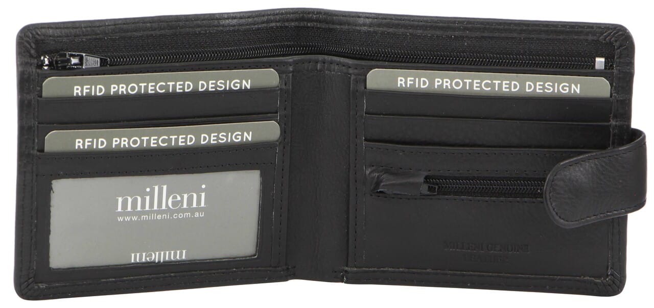 Milleni Men's Leather Wallet - Men's Genuine Leather Wallets