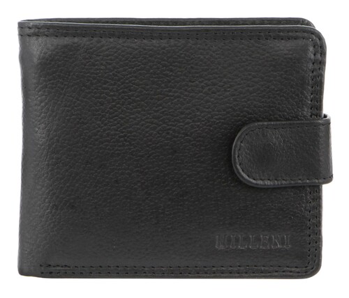 Milleni Black Leather Wallet - Leather Direct Leather Wallets New Zealand