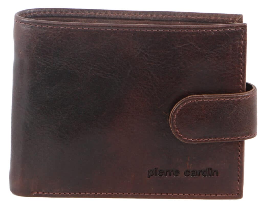 ITALIAN LEATHER WALLET - GENUINE LEATHER TAB WALLET