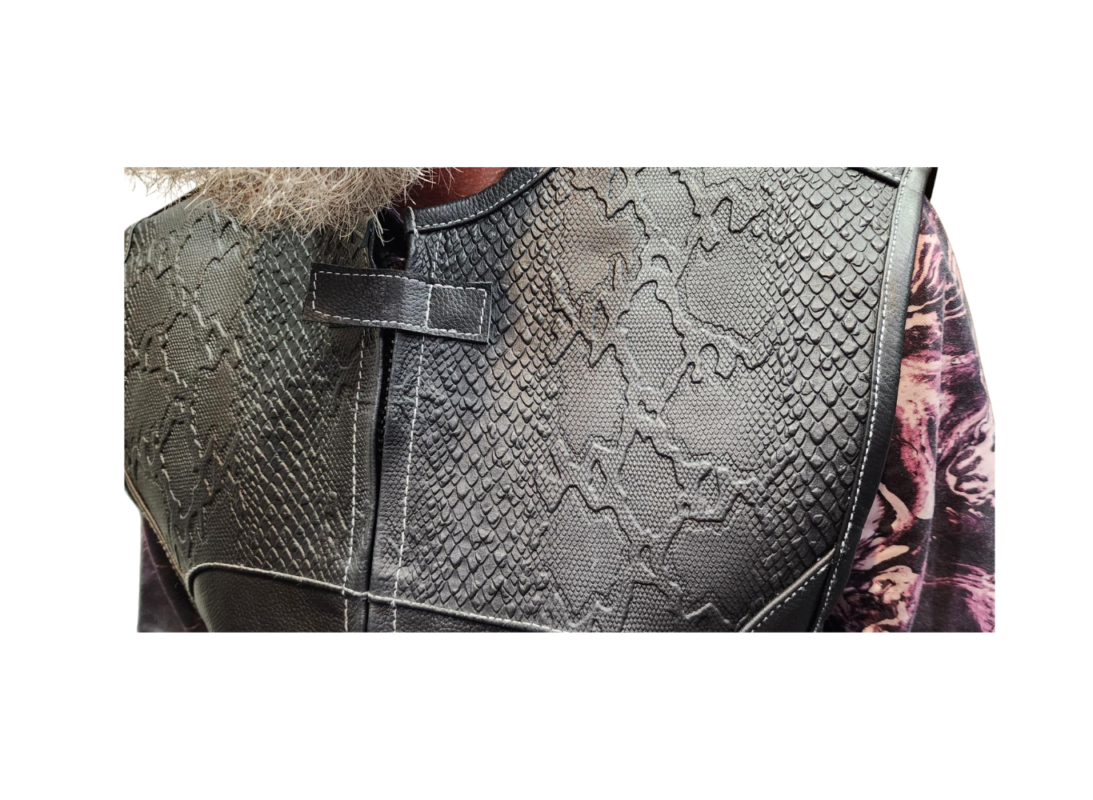 Snake Swat Leather Vest - Best Selling Leather Vests