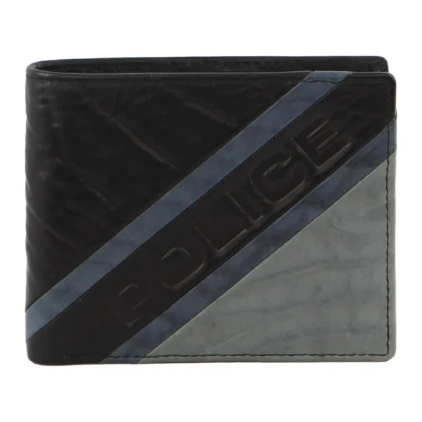 Police Leather Wallet - Leather Direct